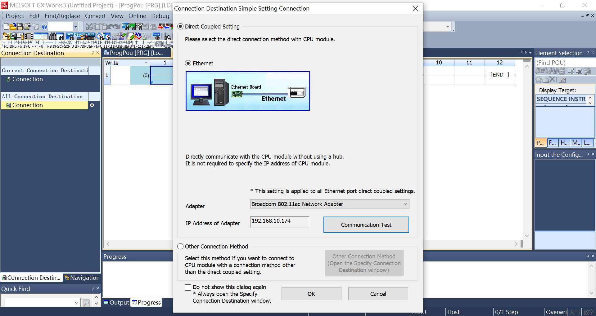 Connect to FX5U | Neuron 2.4 Documentation